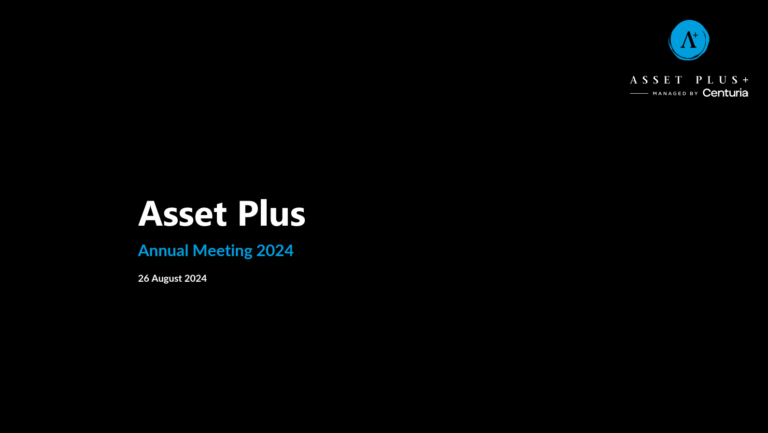 Company Document | Asset Plus Managed by Centuria